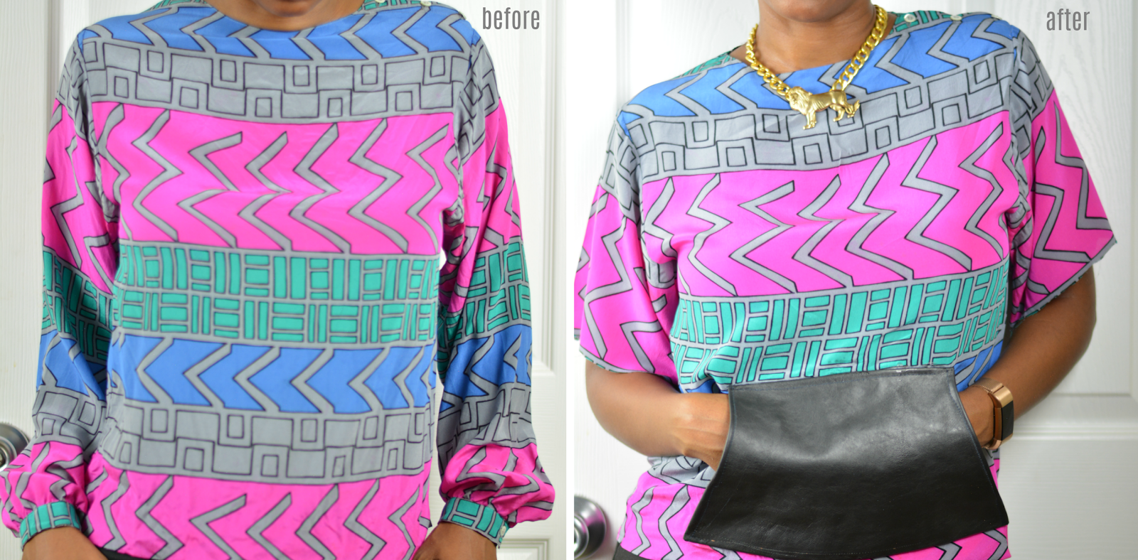 DIY Leather Kangaroo Pocket | Thriftanista in the City