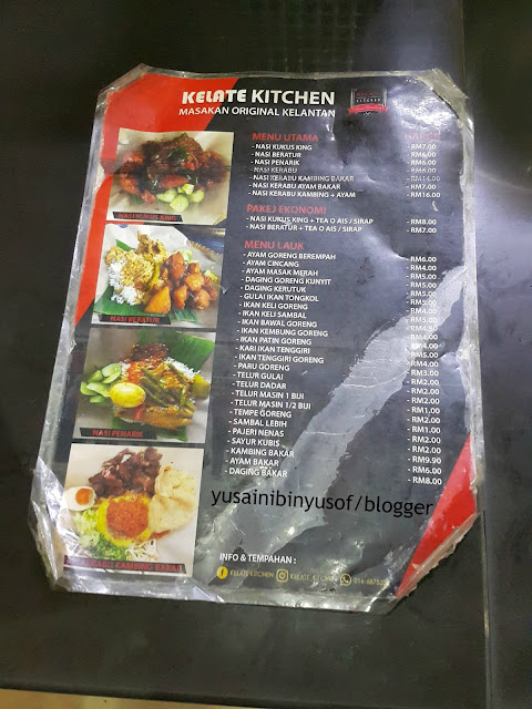 YUSAINIBINYUSOF: KELATE KITCHEN