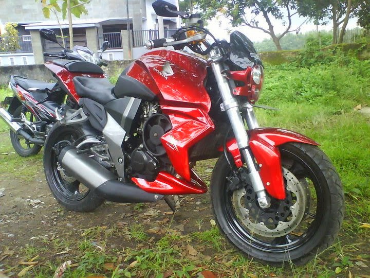 Modifikasi Honda Tiger Merah Keren | Modifikasi Honda | CB150R | Tiger ...