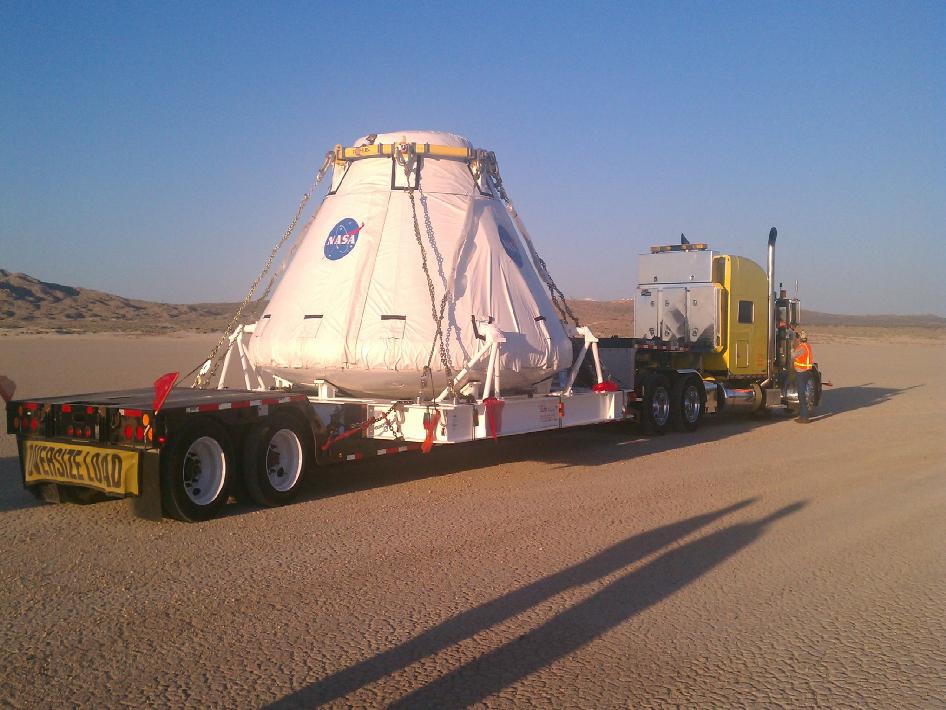 Suburban spaceman: NASA Langley Orion (MPCV) Spacecraft Making Cross ...