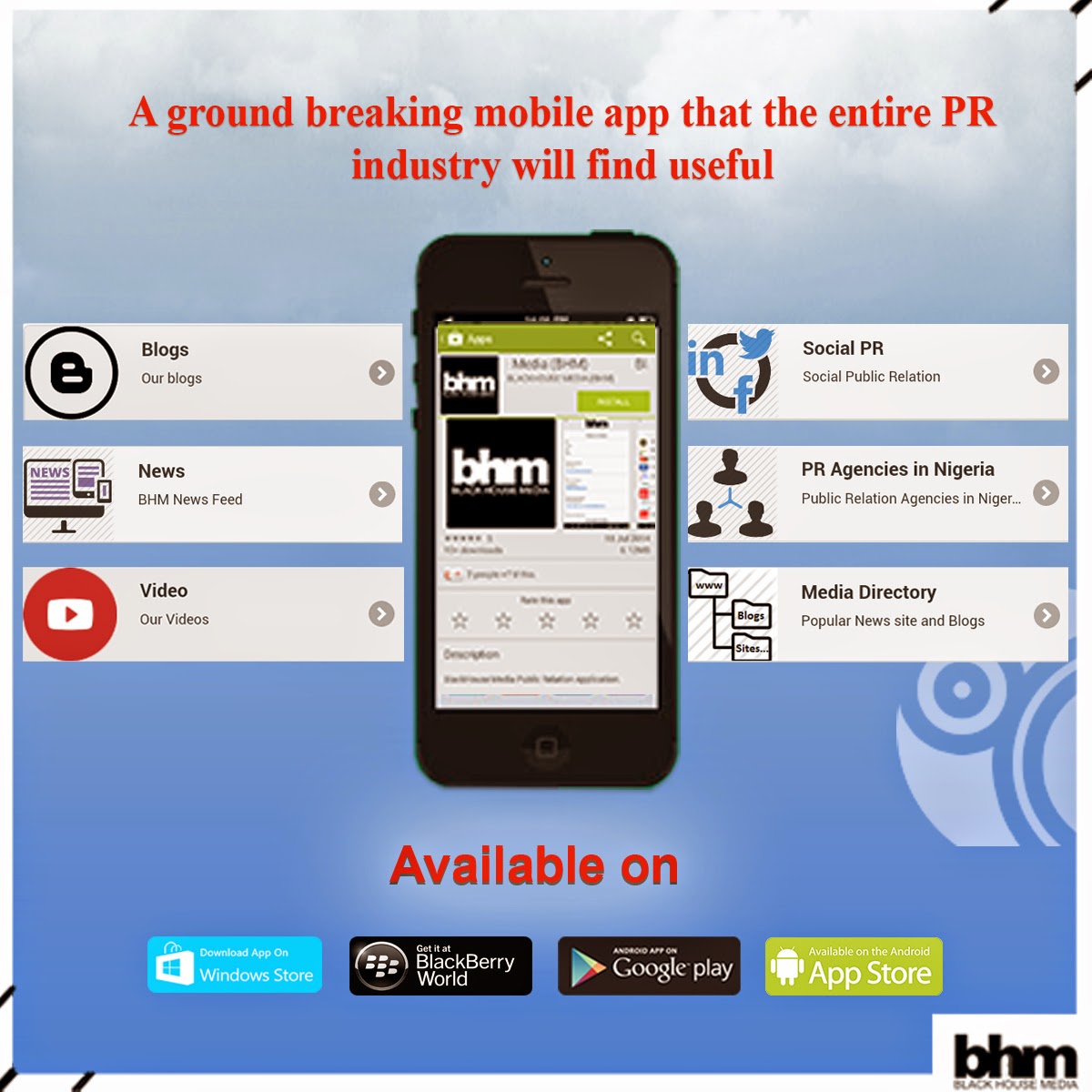 Black House Media launches revolutionary PR App in Nigeria