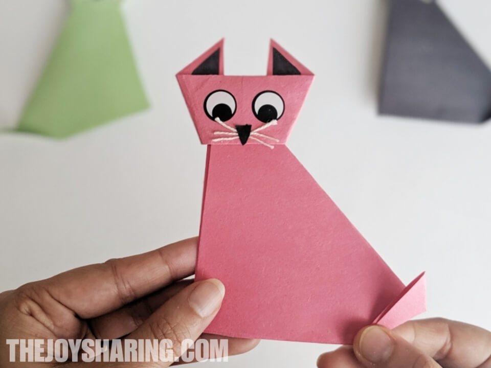 Easy Origami Cat - The Joy of Sharing