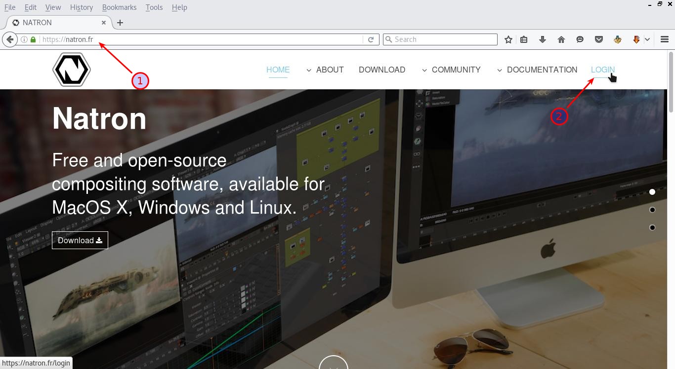 تثبيت برنامج Natron على فيدورا 64bit - فيدورا بالعربي