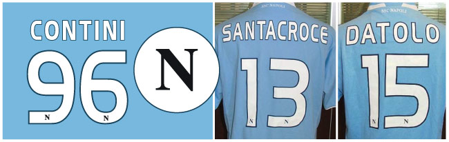 Football teams shirt and kits fan: Font Napoli 2009-10