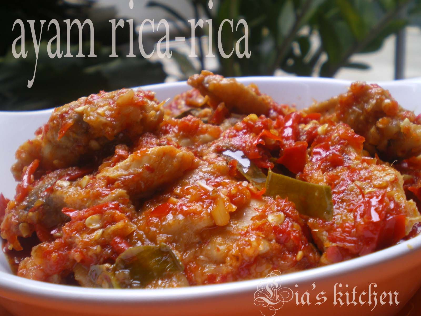 Home Made @lia's kitchen: Ayam Rica-Rica/ Chicken Rica-Rica