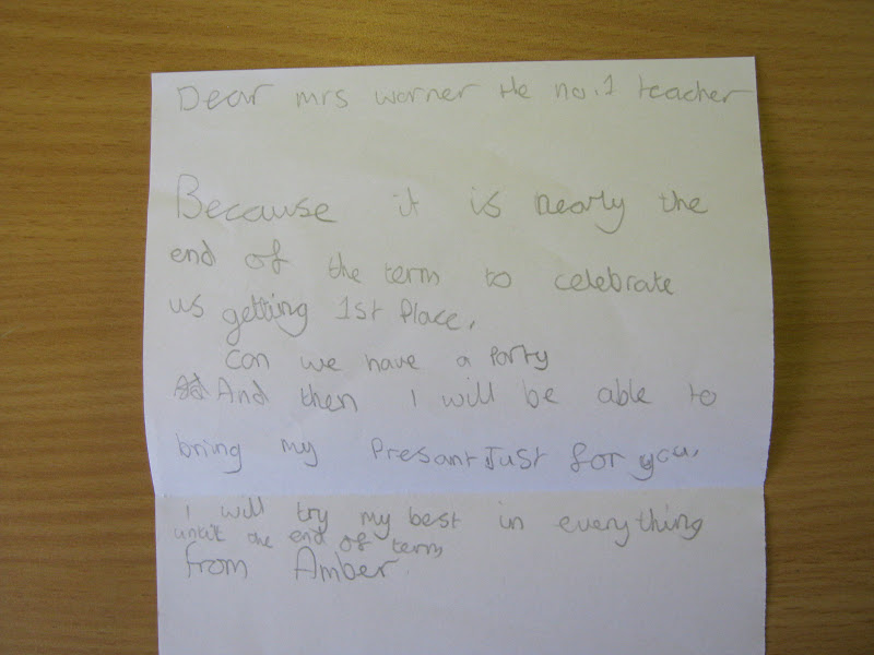 Year 4 blog: Persuasive letters - notes under the door