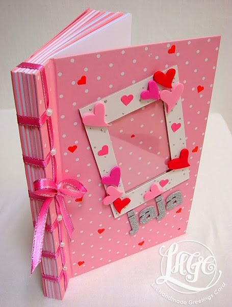 AZLINA ABDUL: Small photo frame on hand-bound book