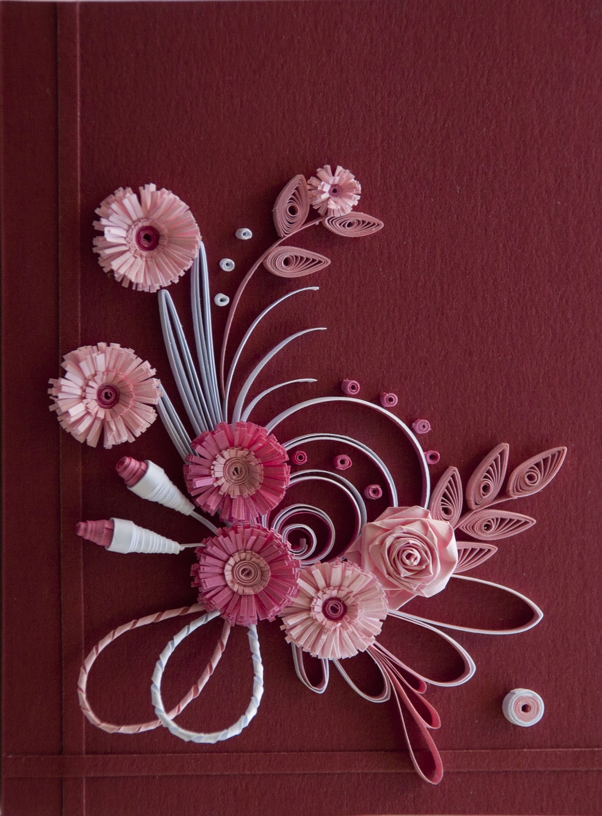 neli: Quilling cards - old ideas with new colors | Quilled Flowers ...