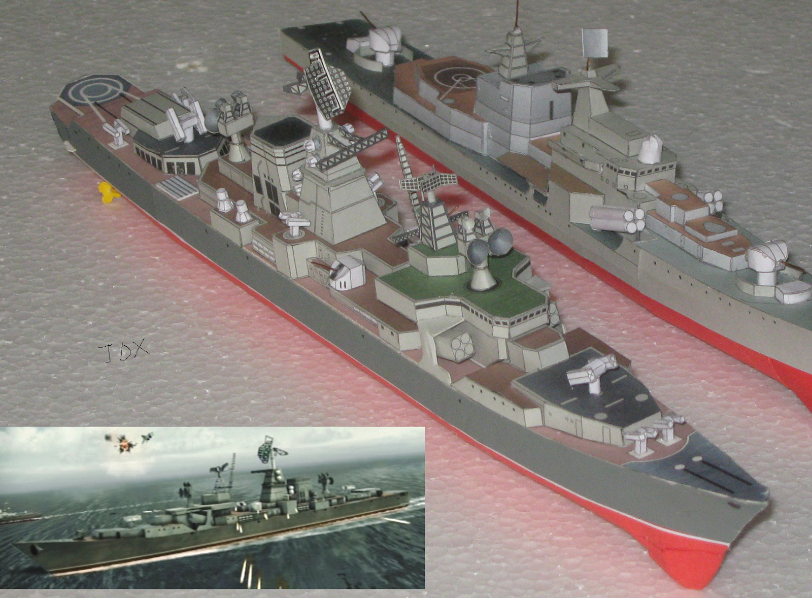 Ace Combat Model - Drawings: Kara class cruiser