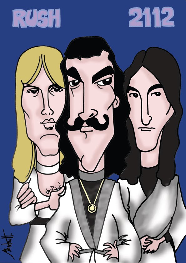 Mastrotti caricaturas: Caricaturas da banda Rush