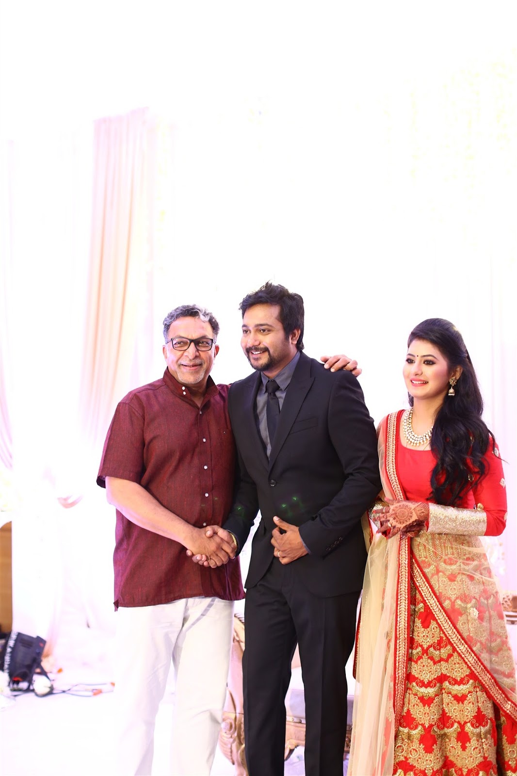 Bobby Simha & Reshmi Menon Reception Gallery | Gethu Cinema