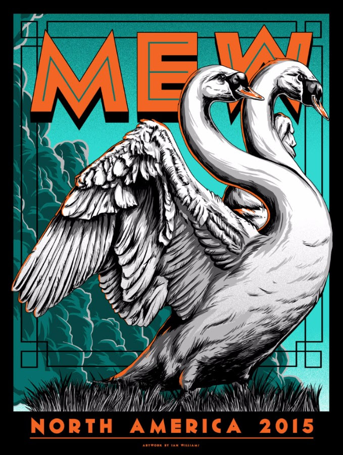 INSIDE THE ROCK POSTER FRAME BLOG: Ian Williams Mew, Fratellis and ...