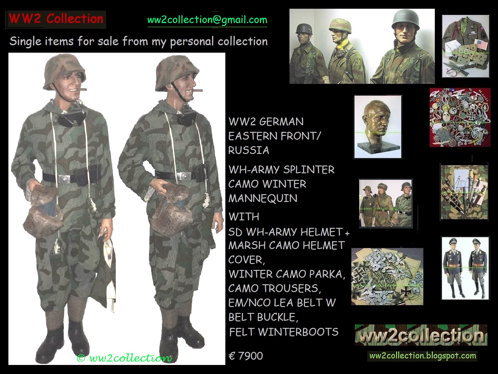 WW2 Collection Price List of my Private Collection Liquidation: Fully ...