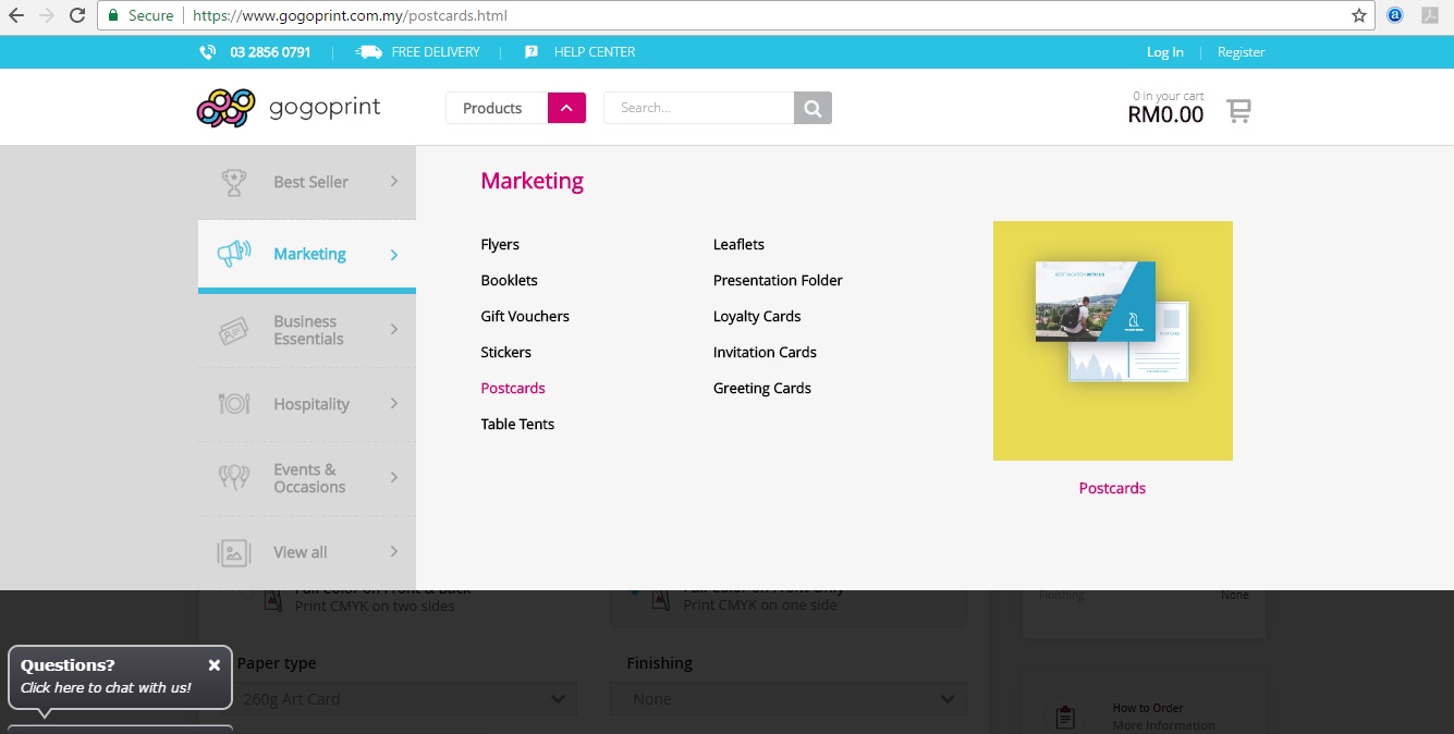 Mudah nya Print Online Dengan Gogoprint Malaysia