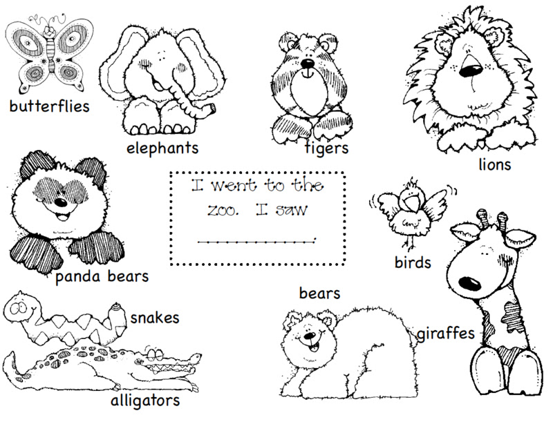 Giggle and Squeals: Zoo Writing