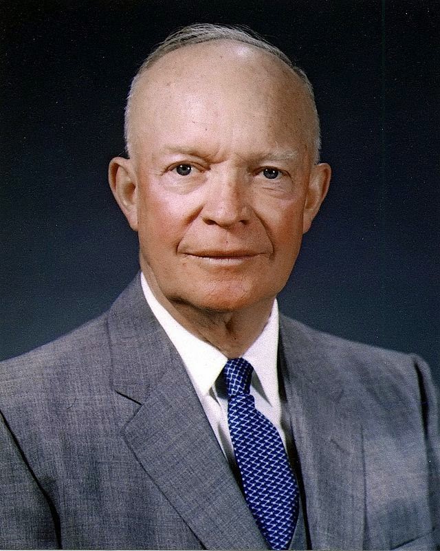 Pol Light: Dwight Eisenhower Gives First Color TV Broadcast by a President