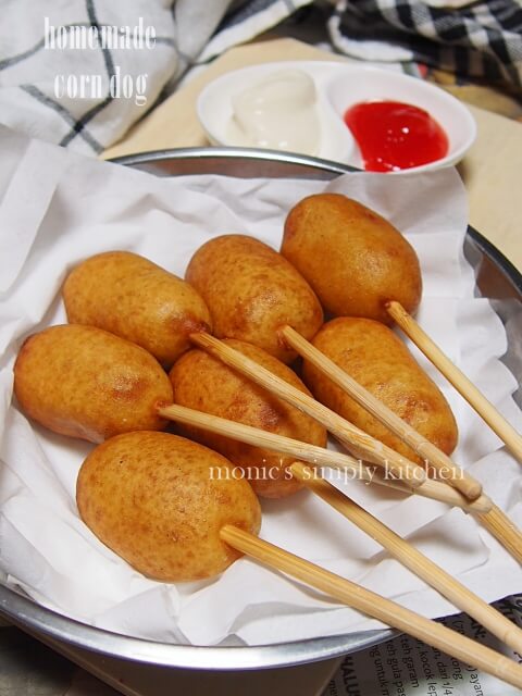 Resep Corn Dog Mini - Monic's Simply Kitchen