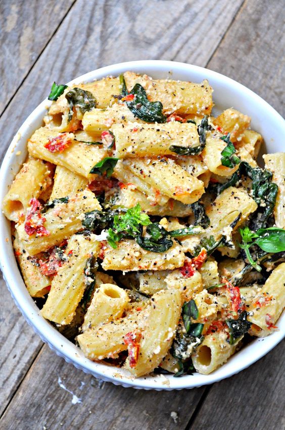 Vegan Tuscan Rigatoni - Healthy Snacks Food