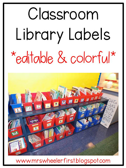 Mrs. Wheeler's First Grade Tidbits: Classroom Library Organization