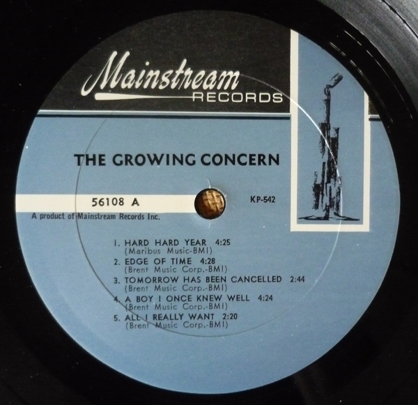 kossoff1963 - Progressive And Psychedelic Rock: The Growing Concern (US ...