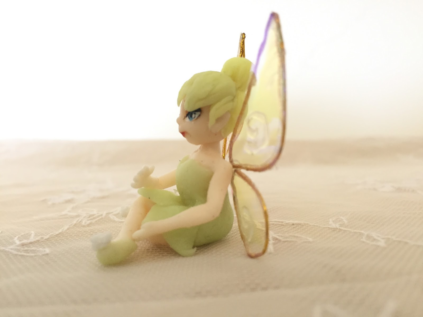 crafterNOVICE: 2-inch fluorescent Tinkerbell