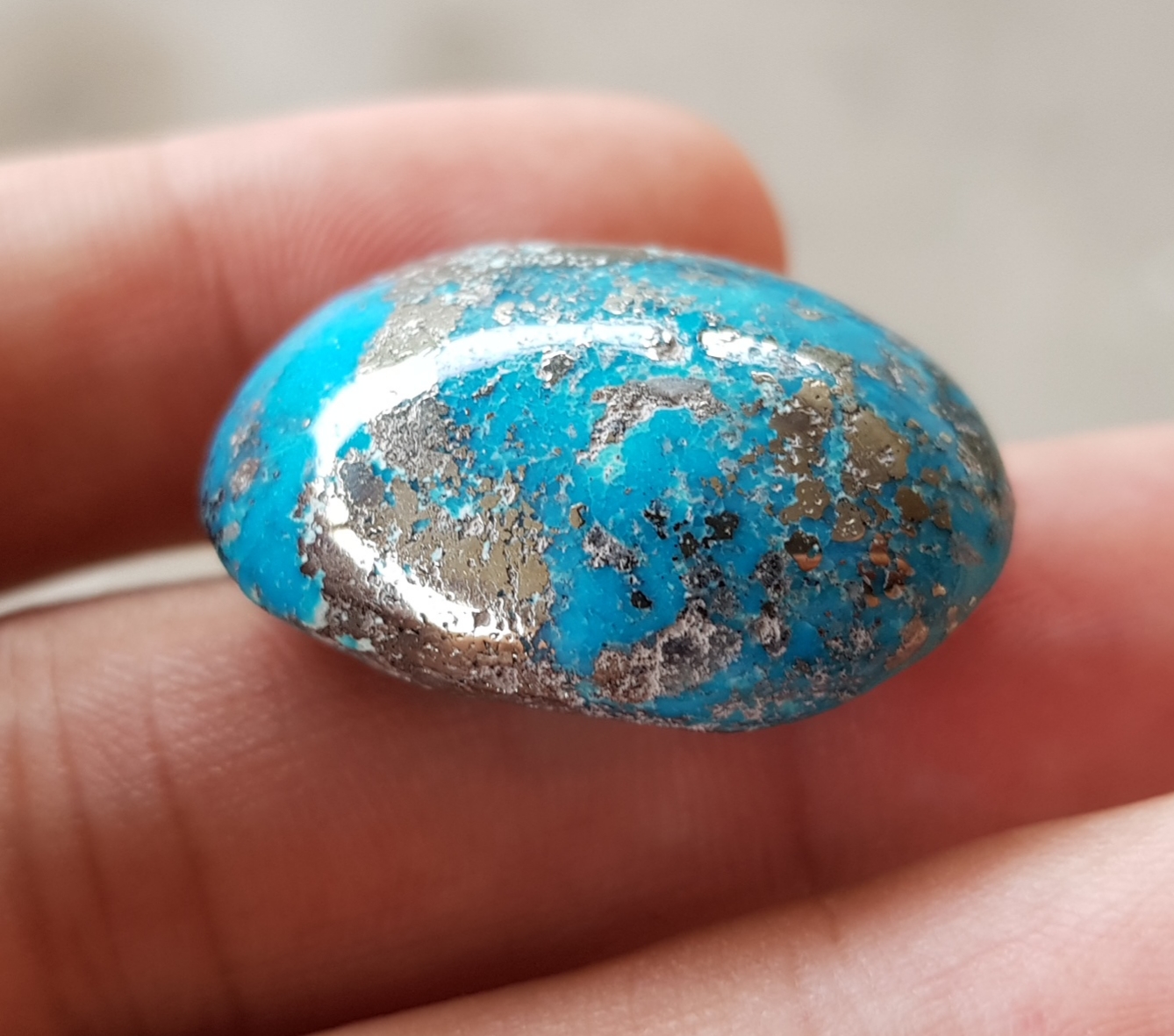 PERMATA MURAH SOKMO: PERMATA FIRUS IRAN ASLI DENGAN PYRITE SEMULAJADI ...