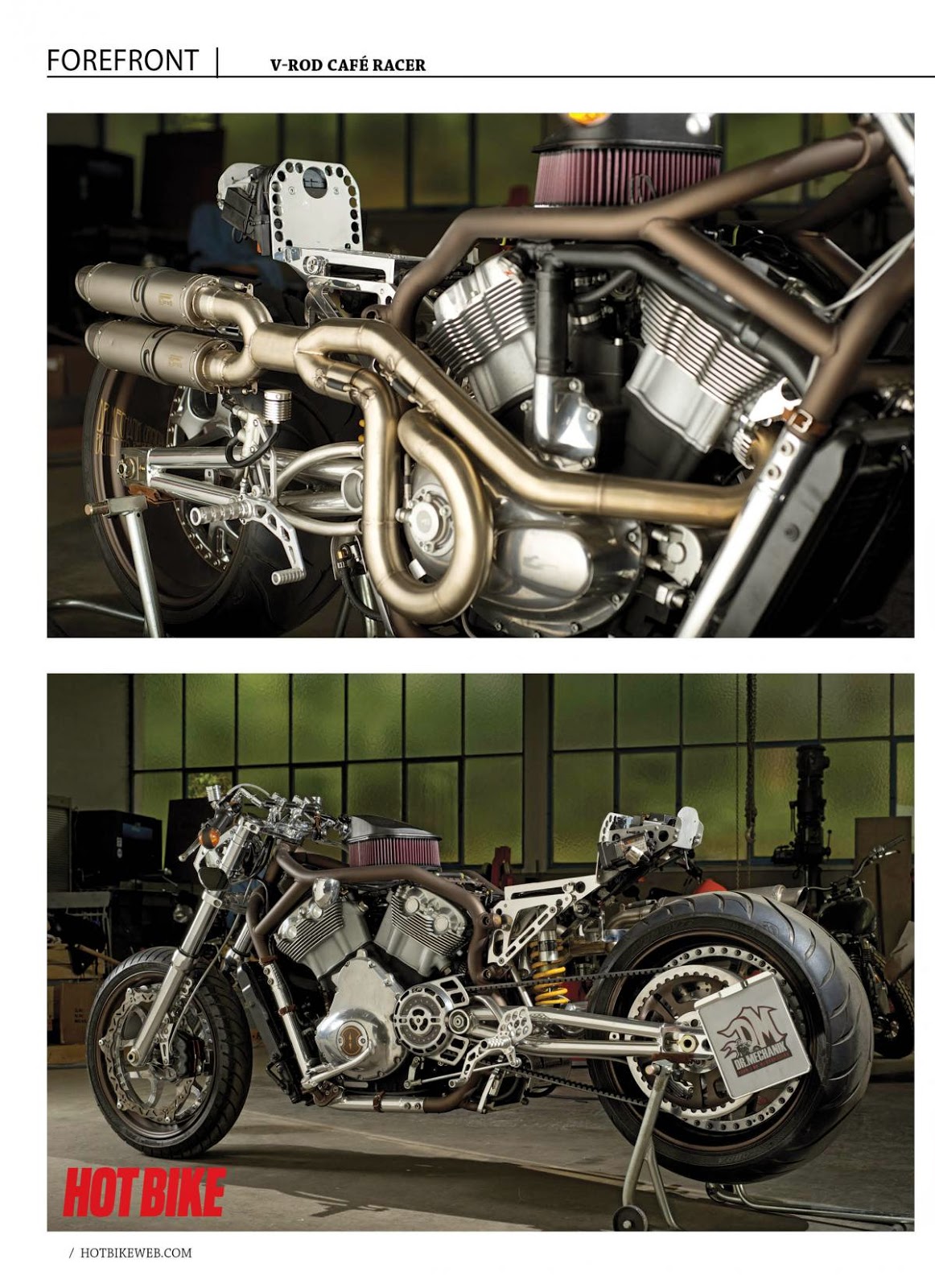 Racing Cafè: Harley V-Rod Cafè Racer by Dr.Mechanik