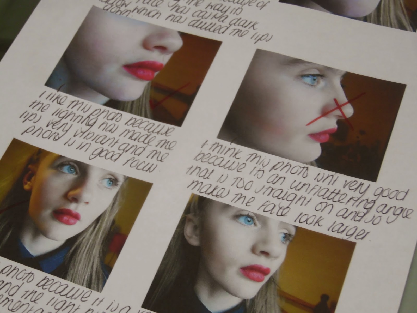 GCSE Graphics Unit 2: Contact Sheet