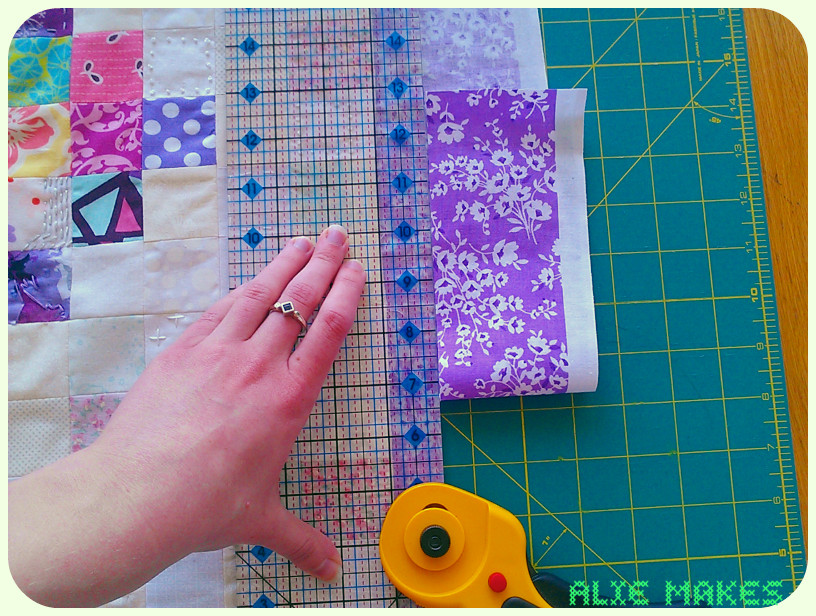 Alie Makes: Tutorial Tuesday: Fold-Over Binding