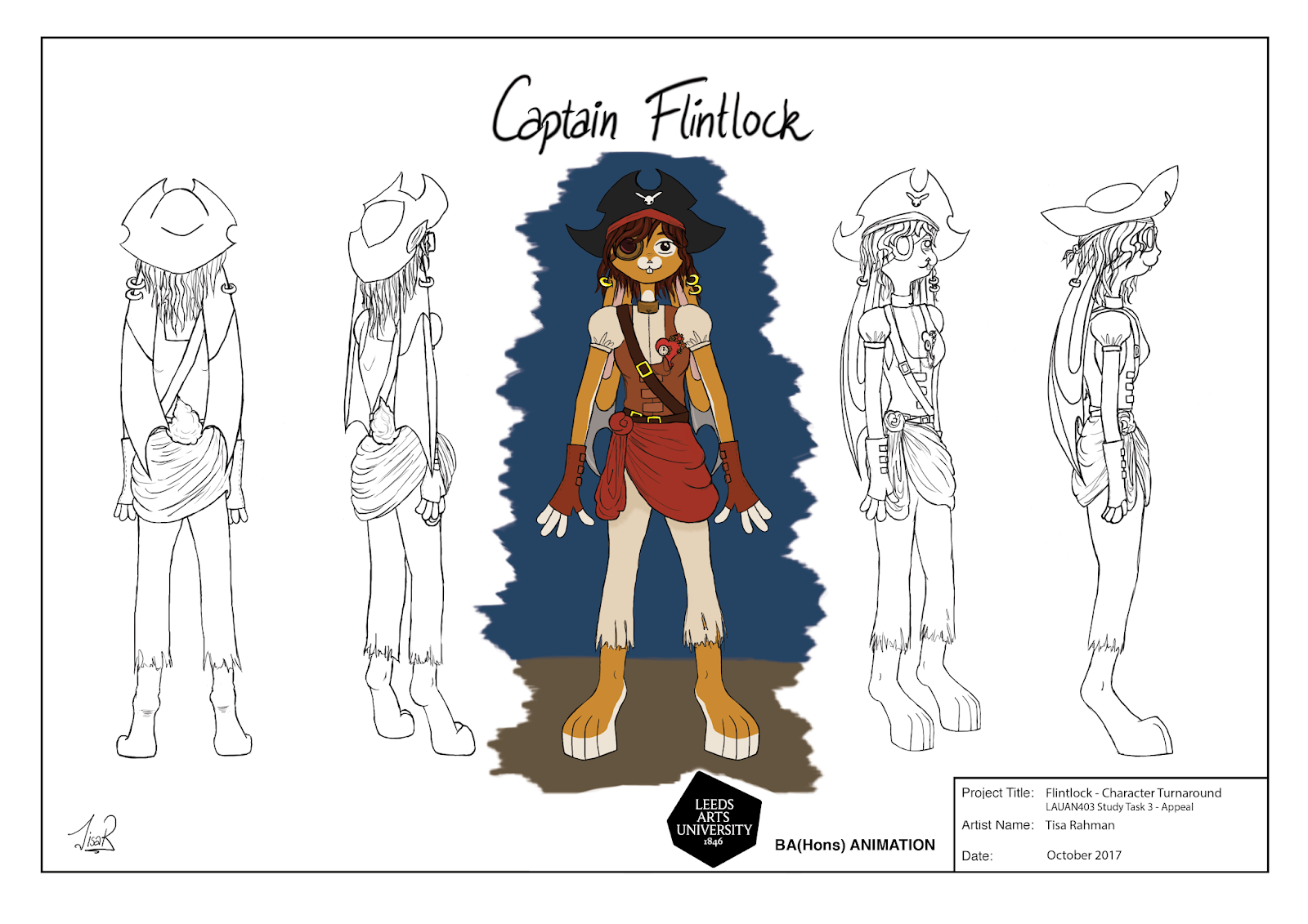 Tisa Rahman - COP: Redesigning Captain Flintlock