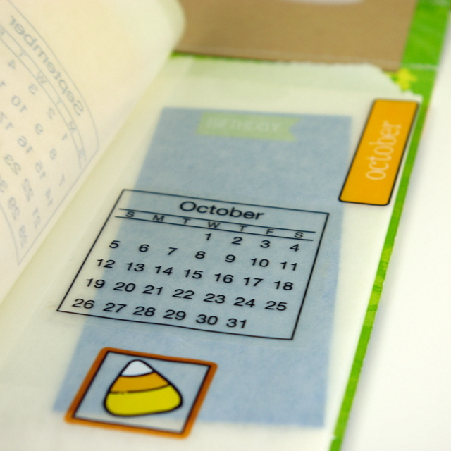 SRM Stickers: Purse Sized Mini Calendar by Michelle