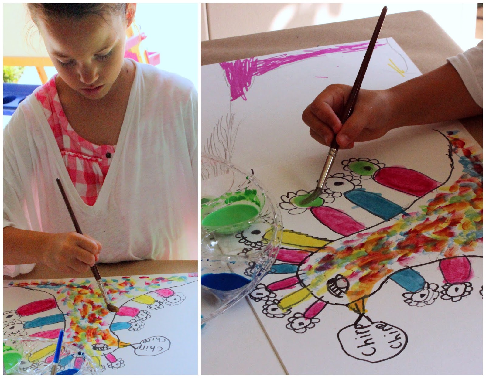 Summer Arts Camp ~ Macon, Georgia: AND THE PEACOCKS PRANCED RIGHT INTO ...