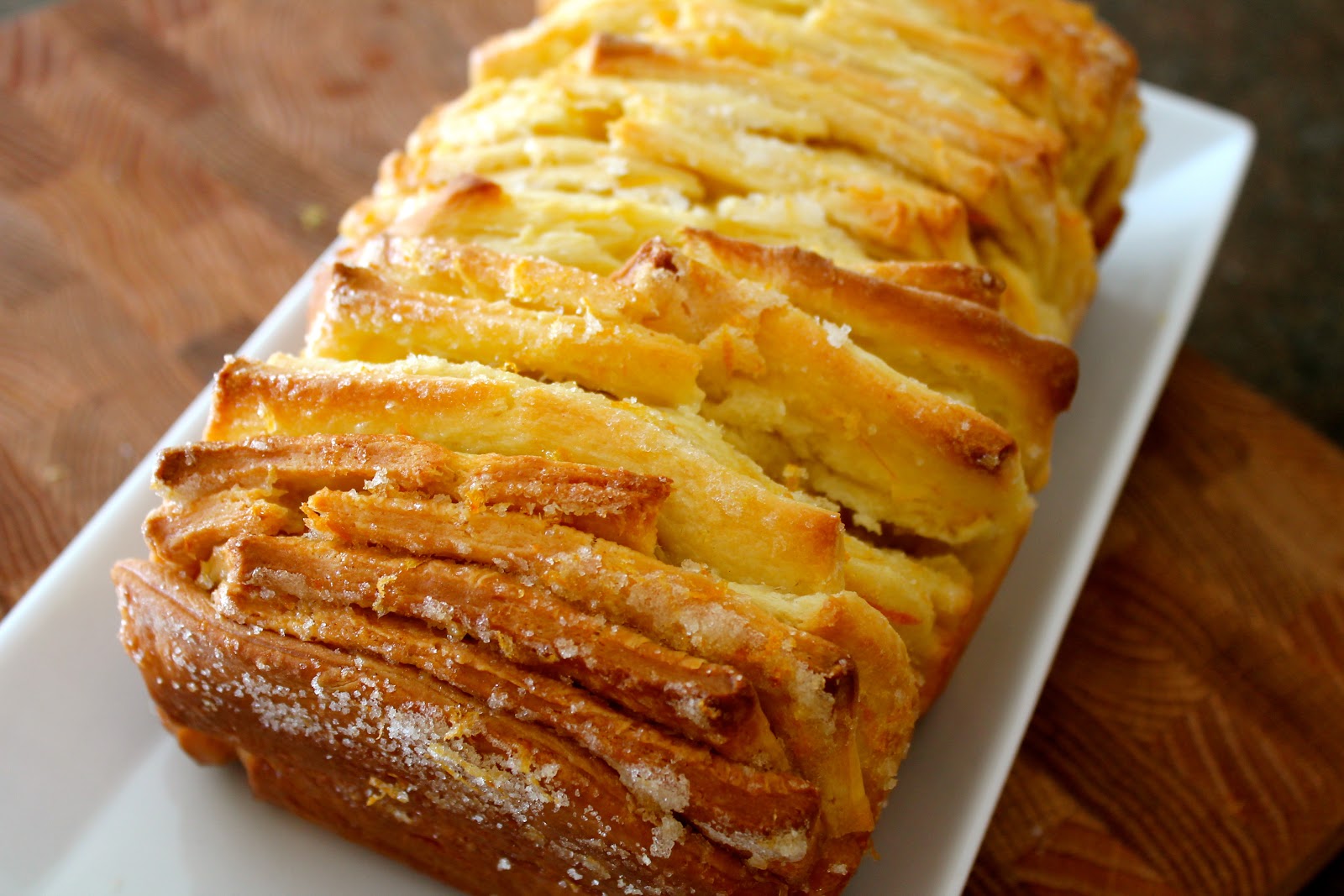 Mrs. Schwartz's Kitchen: Grapefruit Pull-Apart Bread