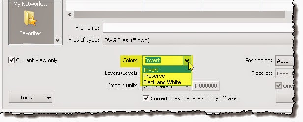 Revit OpEd: Importing CAD Files and Invert Colors - Revit Forum