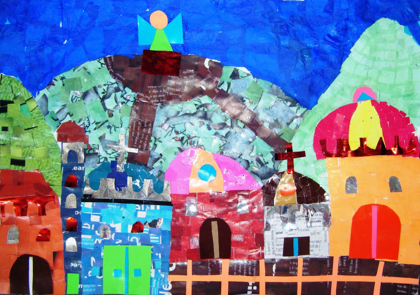 Dale Al Timbal: Paisaje collage.