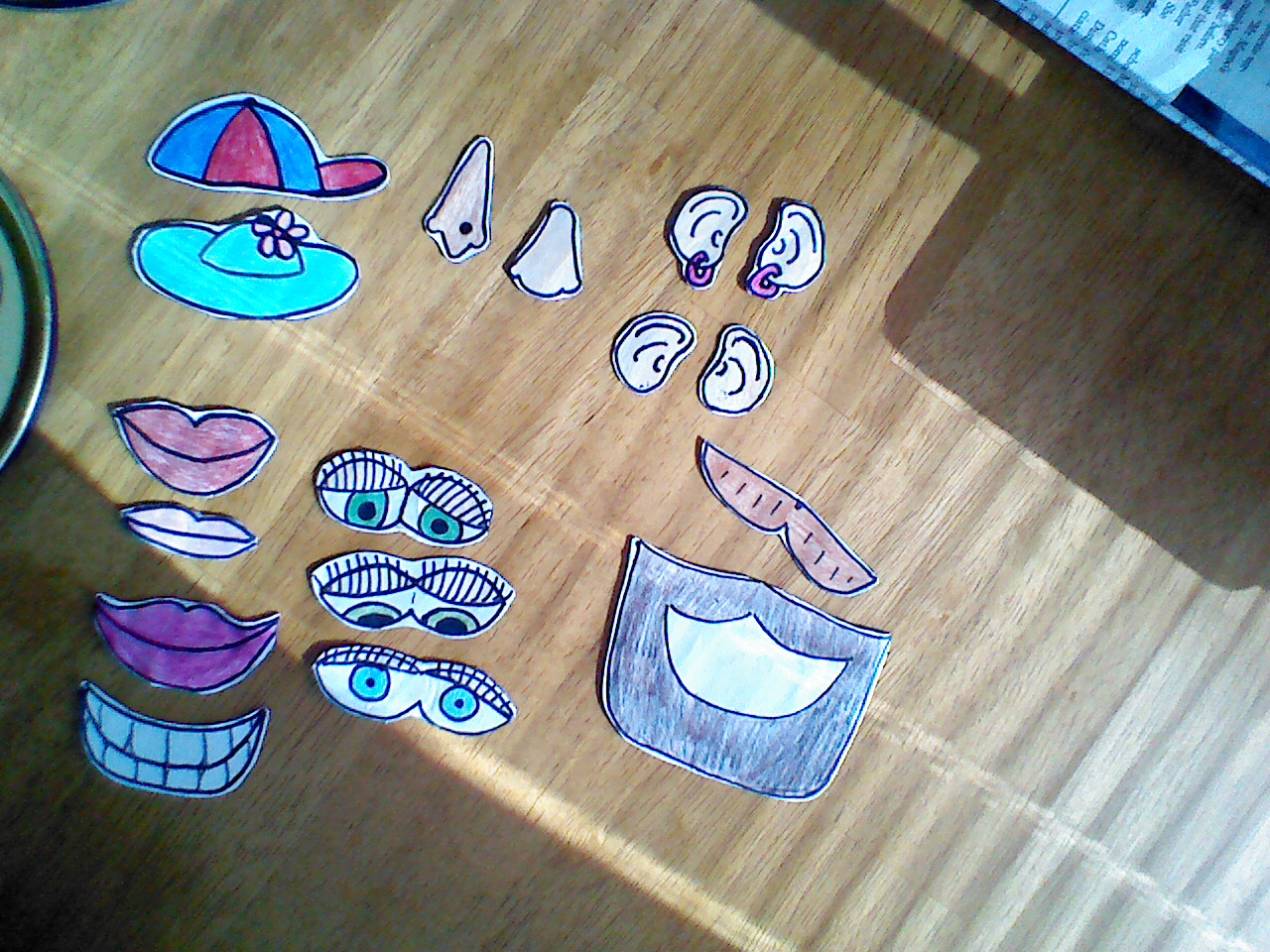 Jumping Bean Soup: Day 16-20, Magnet faces