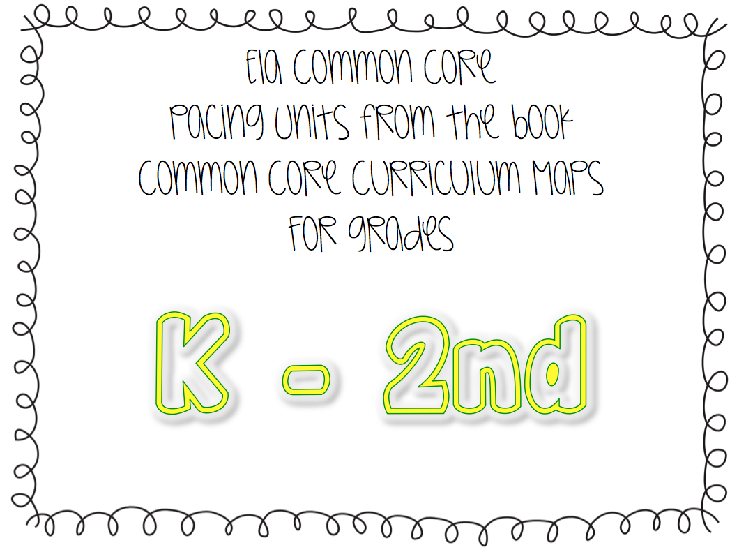 Common Core Pacing in Language Arts - Crayons and Whimsy