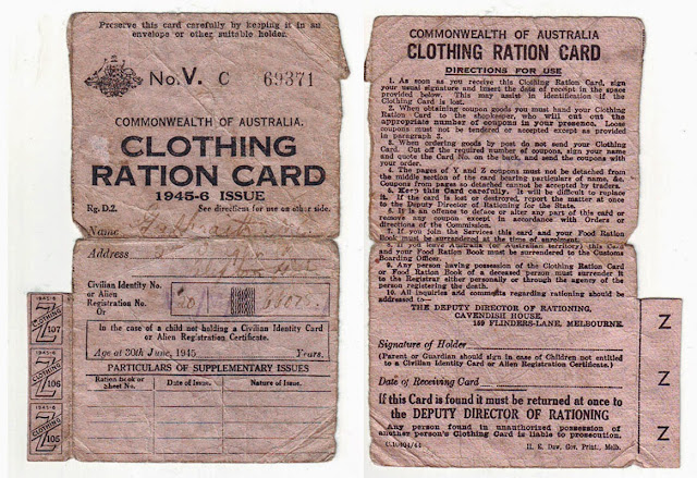 a bit of everything: rationing of clothing during the Second World War