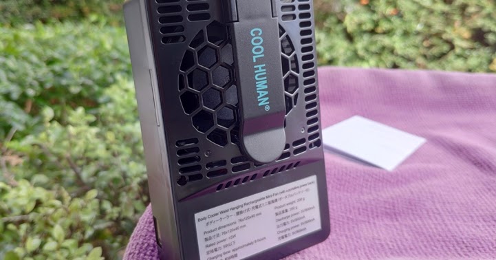 NanoDri Cool Human Body Cooler Review Undershirt Cooling Fan | Gadget ...