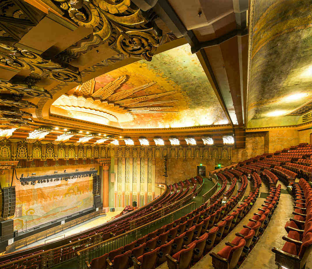 Los Angeles Theatres: Wiltern Theatre: auditorium