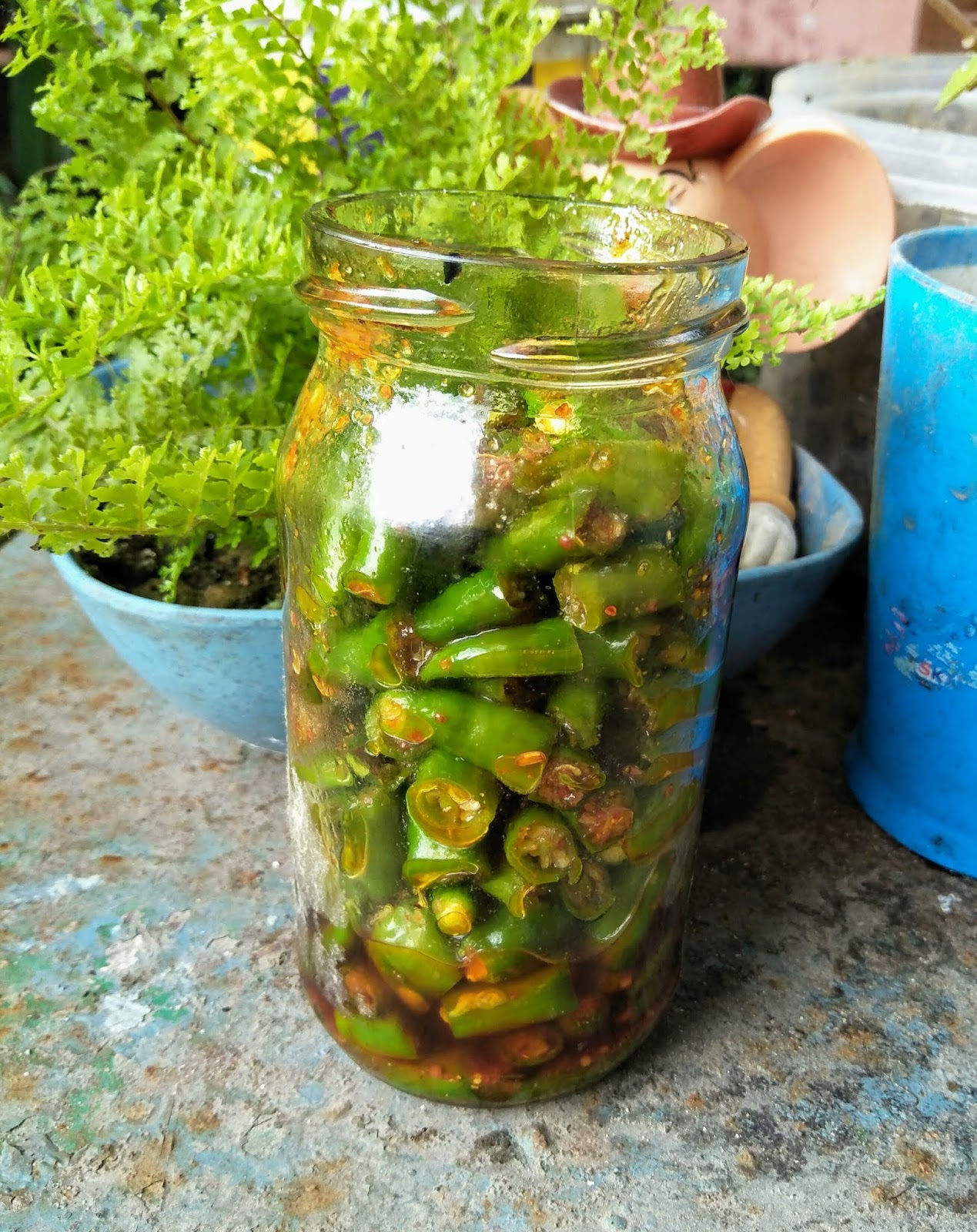 Green Chilli Pickle