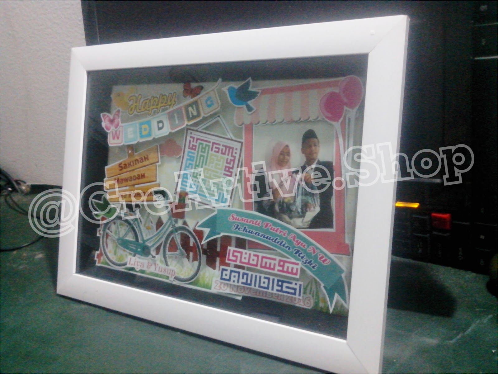 Creative Craft: Tutorial Cara Membuat Scrapframe atau 3D Popframe