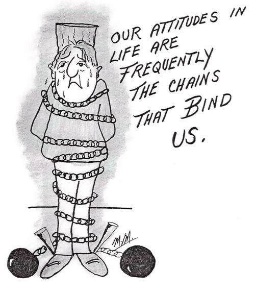 Motivating Moments: Life Lesson Cartoon The Impact of Our Attitudes