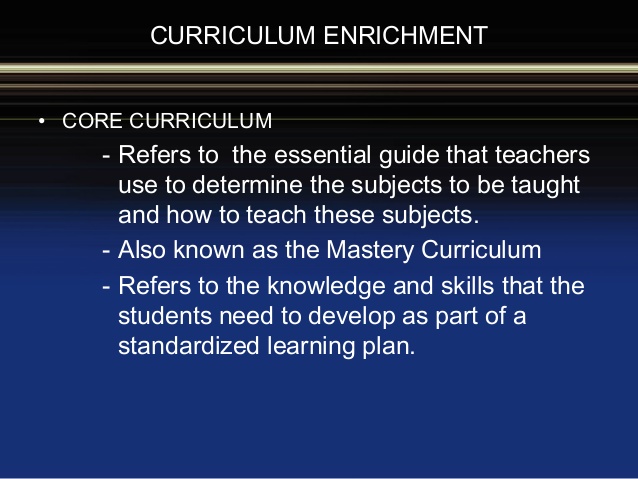 how can one enrich the curriculum in every school - philippin news ...