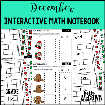 Kelly McCown: December Interactive Math Notebook Activities for ...