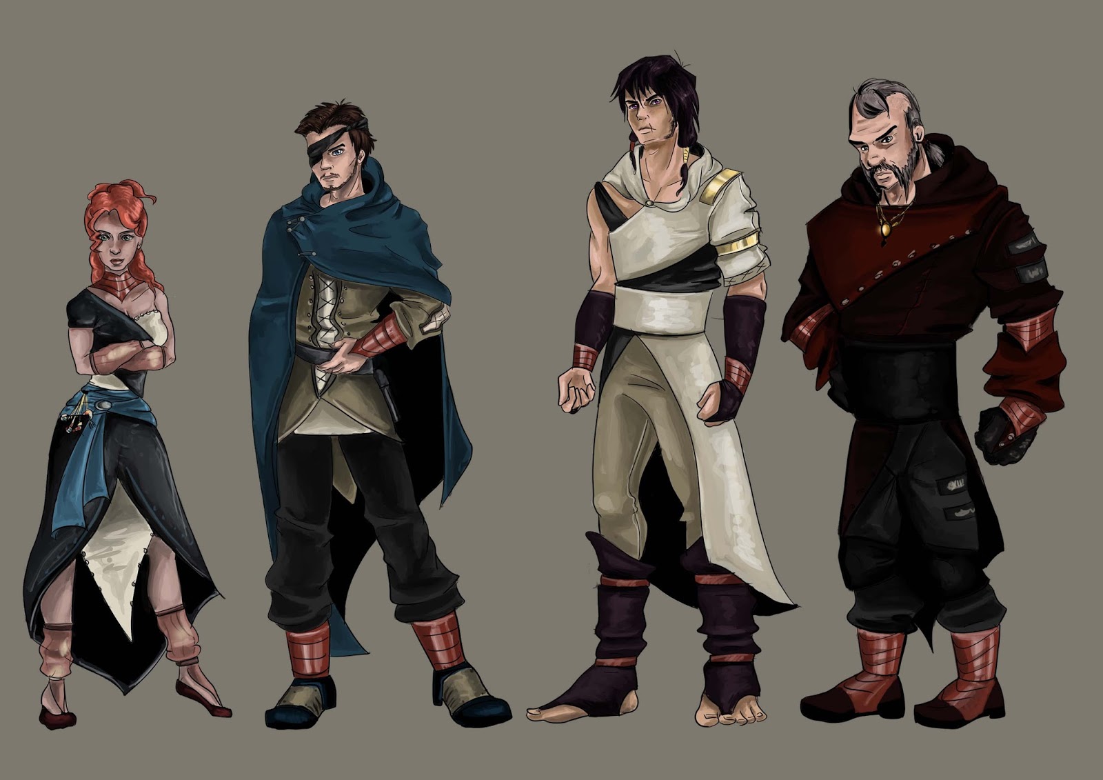 MA Games Design: Project #5 - Character Designs