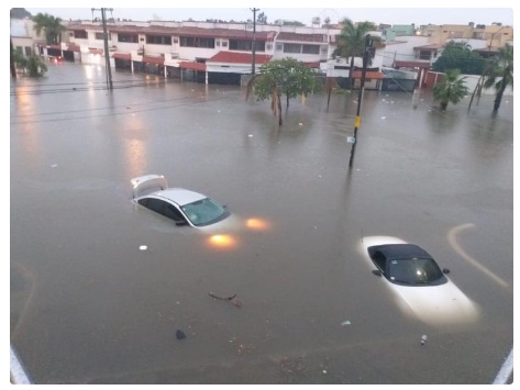 Heavy Rain Caused Flooding In Mexico