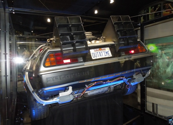 Hollywood Movie Costumes and Props: Original DeLorean Time Machine car ...