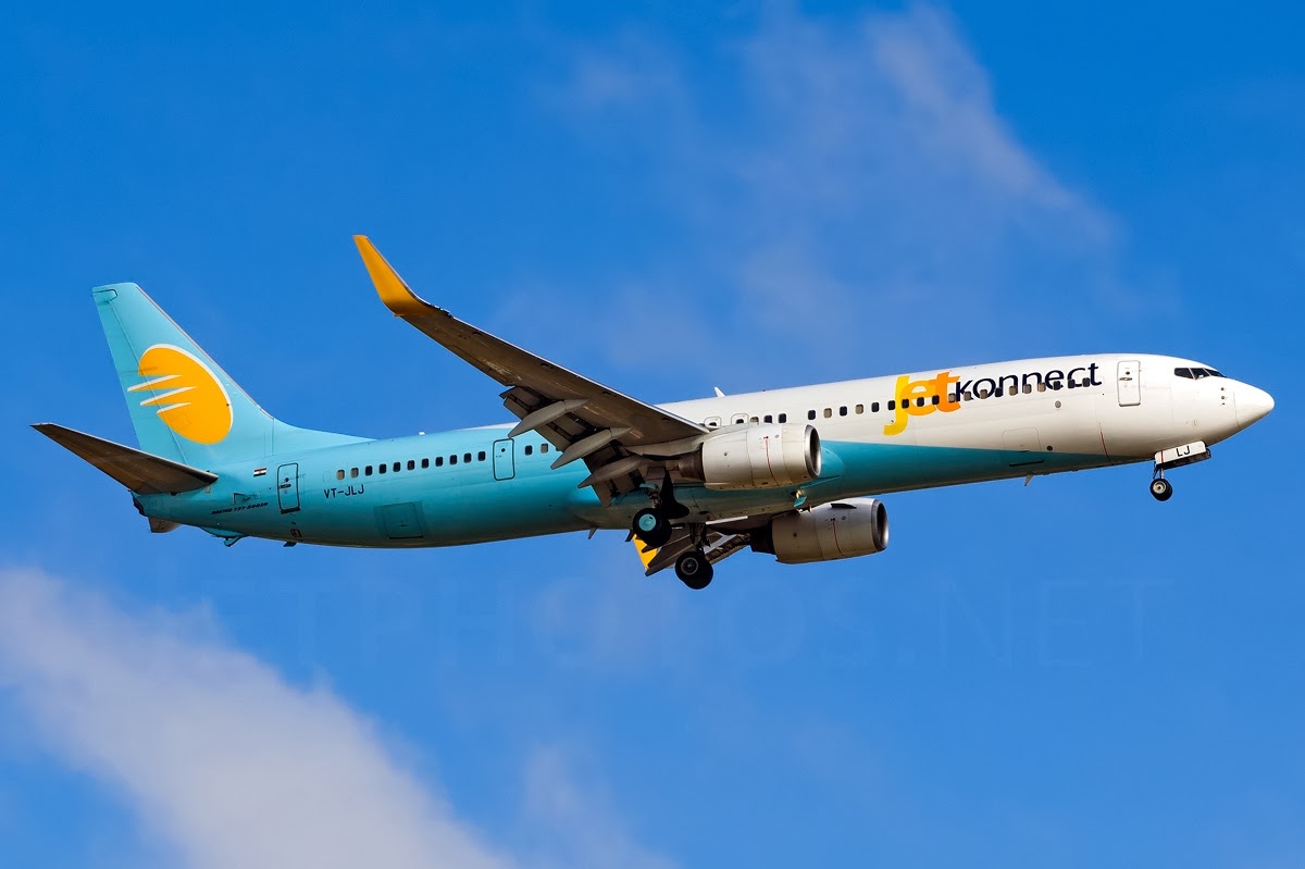 Flyingphotos Magazine News: JET KONNECT - B737-96NER - VT-JLJ