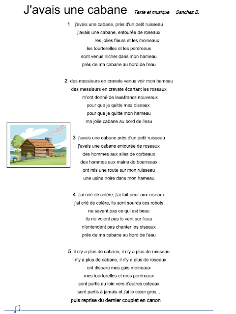 Ecole Jeanne du Lys à Nancy: J'avais une cabane